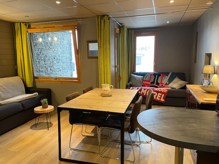 Appartement Côte Soleil - Rénové Skis Aux Pieds - Les Avanchers-Valmorel