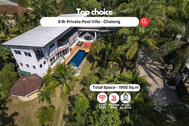 Private Pool Villa For Family 8br - Phuket