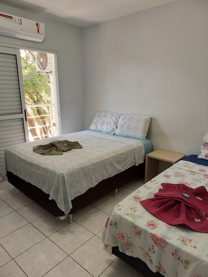 Flat Mobiliado Próximo à Unicamp - Ar Condicionado - Barão Geraldo