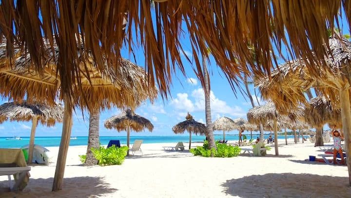 Up To 7 Guests, Beachfront V Rosa, Wi-fi & Pick Up - Punta Cana