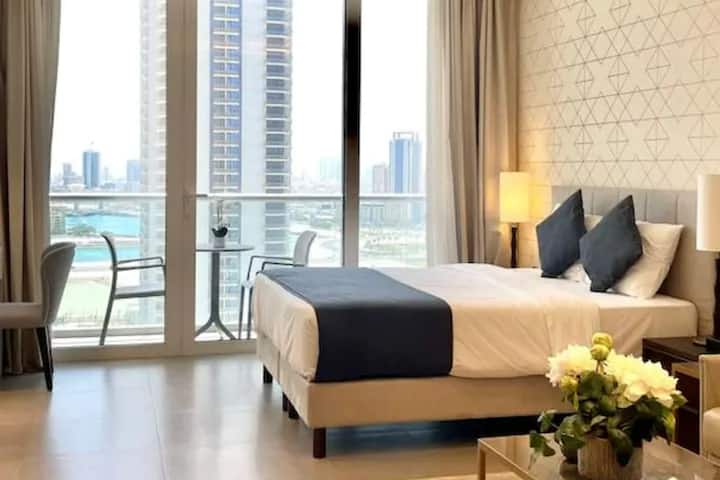 Cosy Studio In The Luxurious Tower With City View - Bahrain