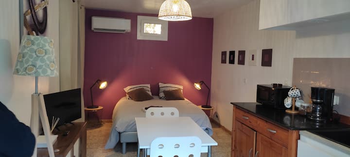 Studio Au Fond D'une Cour  Au Centre Ville - Bagnols-sur-Cèze