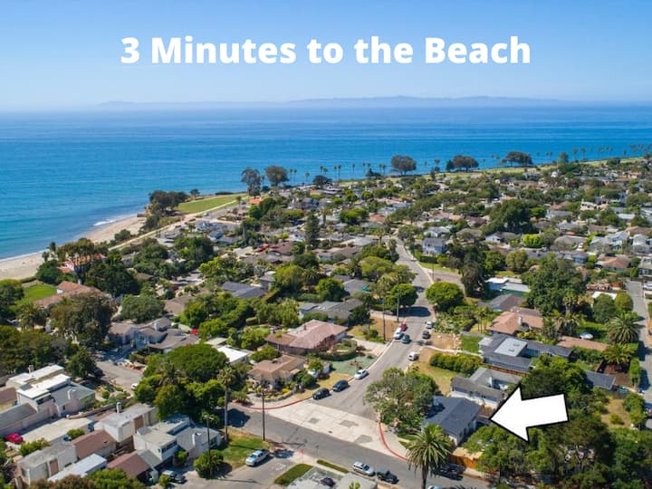 Privates Strandhaus, Spa, Luxusausstattung, Kamin, Nur 3 Minuten Zum Strand - Santa Barbara, CA