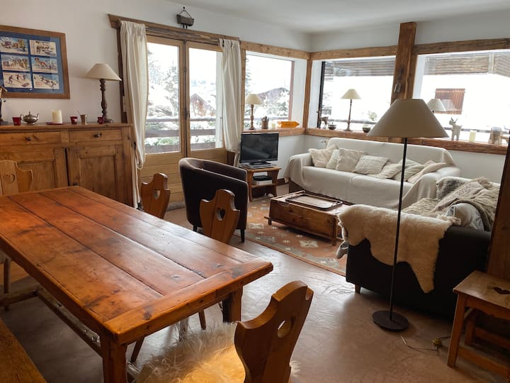 Appartement De Charme Ensoleillé Au Jaillet - Megève
