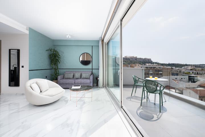 Enattica | Master Suite | Acropolis View - Athen