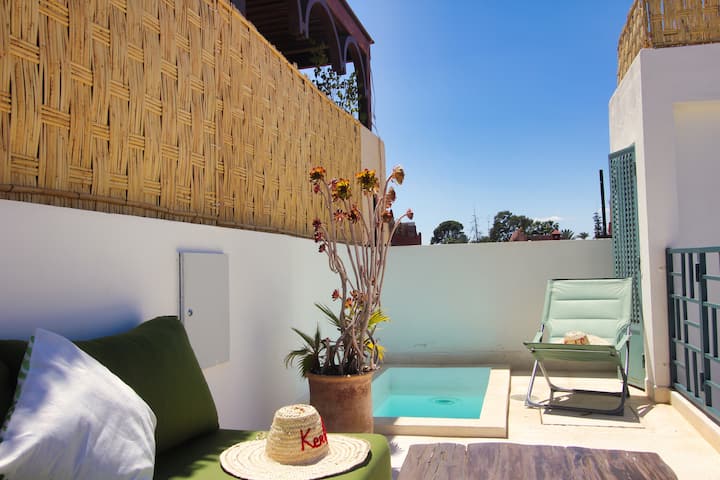 Ker46 Rooftop, Bassin Terrasse+transfert Offert - Marrakech