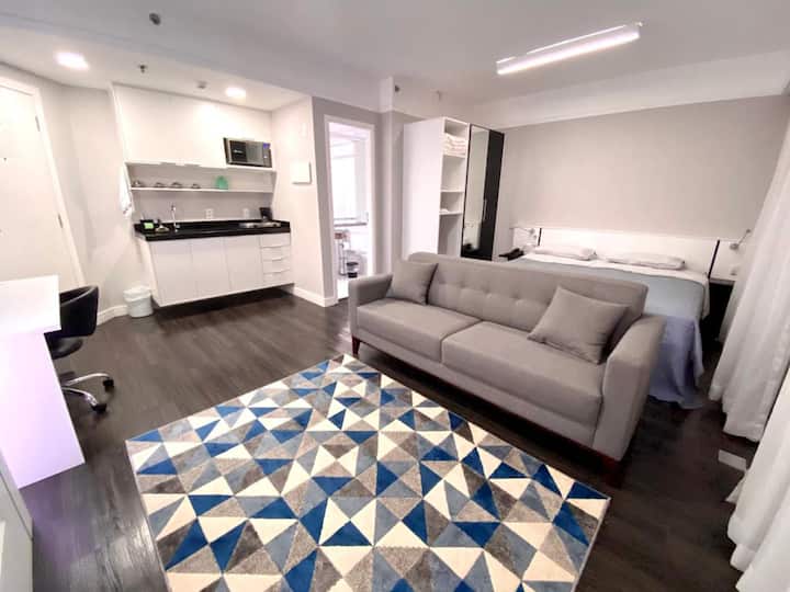 Flat Completo Em Hotel De Luxo - Moema. - Moema