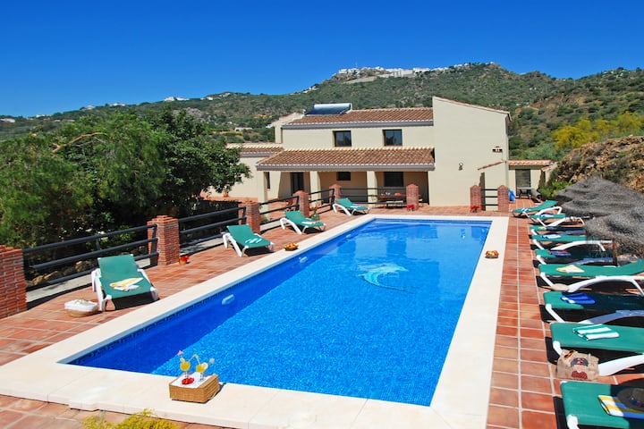 Villa Los Poyatos, Heated Pool, Wifi, Seaview, Bbq - Andalusia