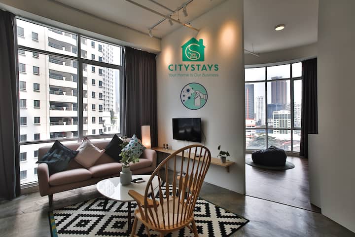 Industrial Urban 2br*4-6pax Mrt Pavilion & Klcc - Kuala Lumpur