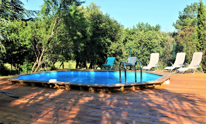 Maison Au Calme - 2 Pers Avec Piscine Jardin Clos” - Bagnols-sur-Cèze