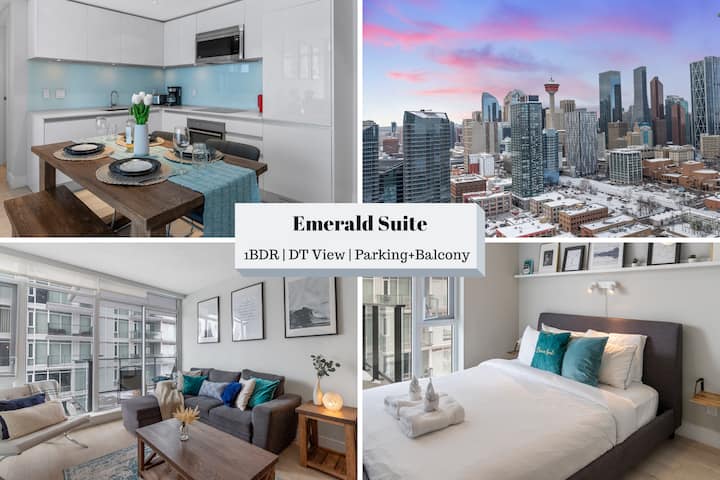 1 Bdr Stylish Dt Condo View+ Parking +Ac - Fort Calgary
