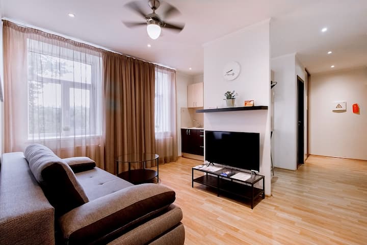 One-bedroom Apartment With Double Bed - Riga