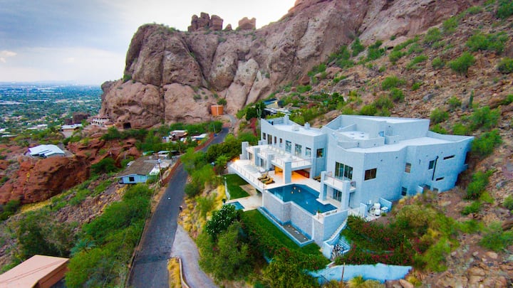 13k Sqft Camelback Mansion | Infinity Pool + Spa - Phoenix, AZ