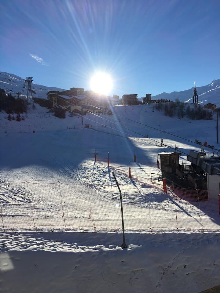 Studio Cabine Au Pied Des Pistes Les Ménuires - Francja