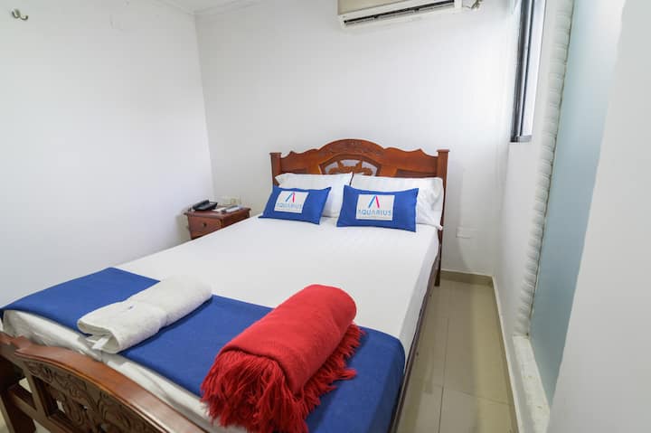 Habitación Doble Económica- Hotel Aquarius - Barranquilla