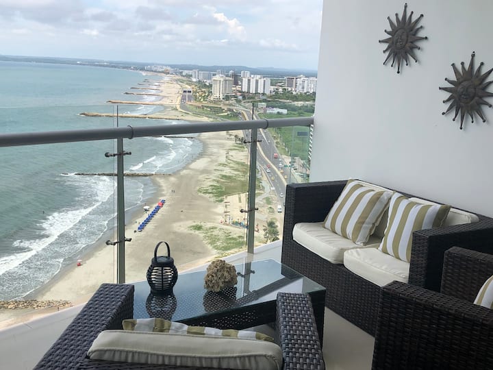 Apto Con Hermosa Vista Al Mar Ideal Para Descansar - Carthagène