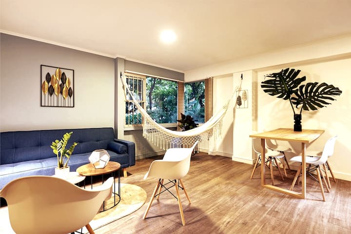 Peaceful Place 1br-1ba In Provenza-nature Views - Medellín, Colombia