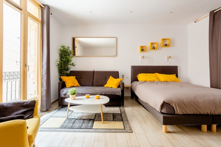 ☀️Studio Cosy - ÉCusson - Clim - Wifi - Balcon☀️ - Montpellier