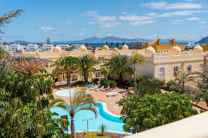 Villa De 3 Habitaciones En Complejo Con Piscinas - Fuerteventura