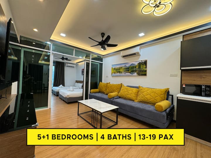 Bukit Bintang 13pax-19pax 5br - Bukit Bintang
