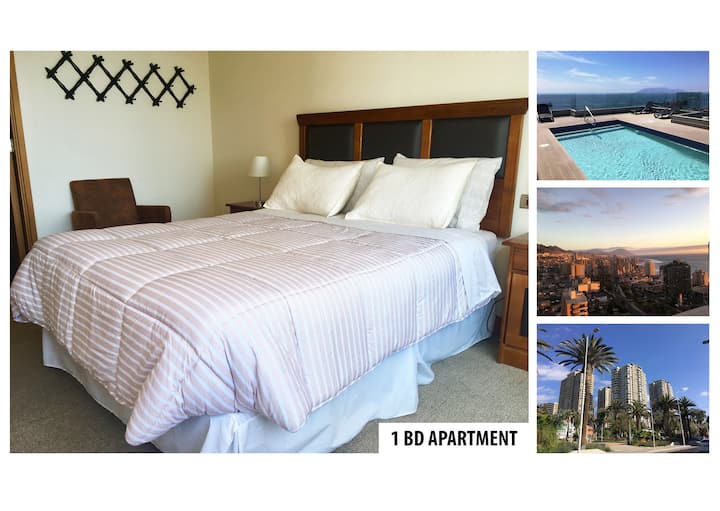 Parque Brasil. 1 Bd Apt Ocean View. Iva Incl. - Antofagasta