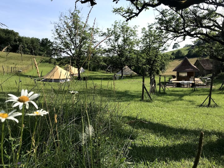 Petit Camping Equipé Privative @ Vallon De Laborie - Le Gouffre