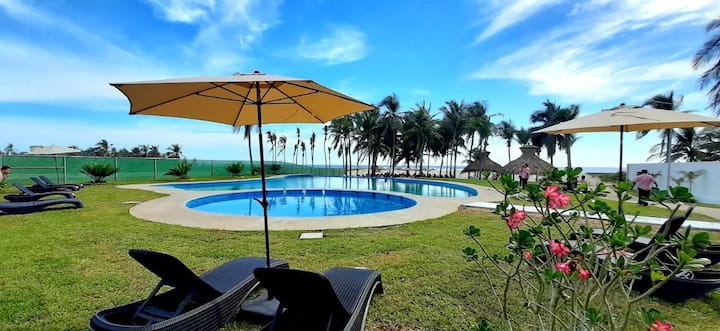 Mi Casa  Azul  Diamante  En  Acapulco Con Terraza - Acapulco