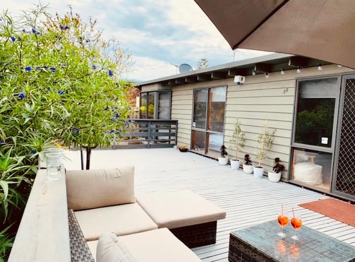 Modern Beach House Log Fire, Springs, Vines, Golf - Rye