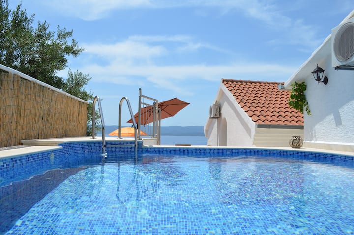 Villa Okiana, Mediterranes Steinhaus Mit Pool - Mimice