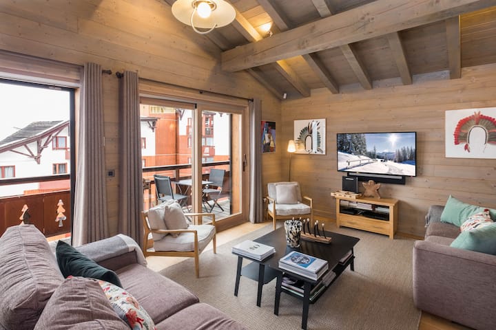 Luxurious New Apartment 120 M2 At The Foot Of The Slopes 4 Double Bedrooms - Courchevel