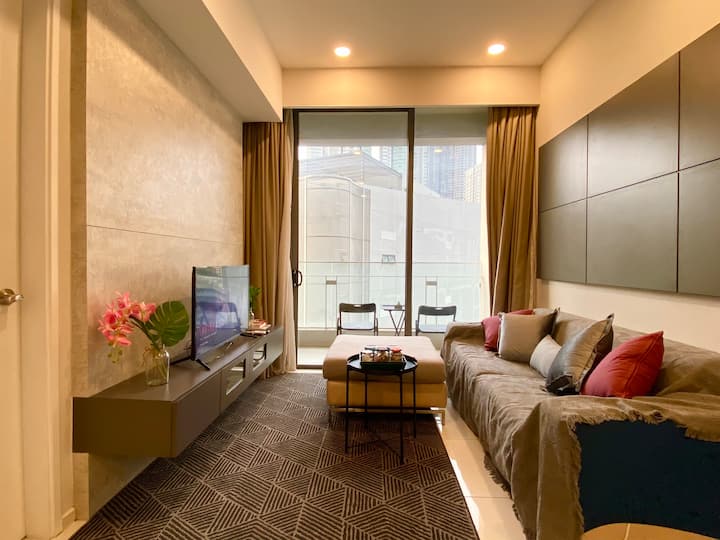 12:[balcony] Cosy Apartment In Kl Center - Kuala Lumpur