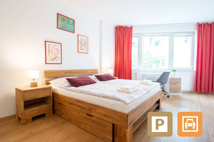 Garage Parking + 1 Bedroom Central Flat - Prague