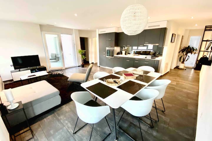 Splendid New Rooftop Apart. With 2 Parking Spaces - La Tzoumaz