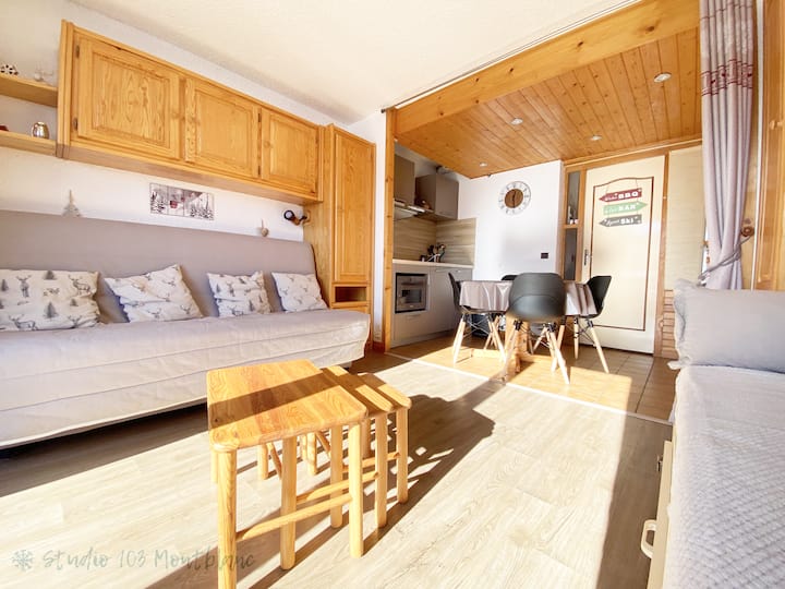 Studio 103 - Montblanc - Centre Station - Hauteluce - Les Saisies
