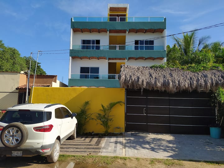 Departamento Cerca Del Mar(con Alberca)... - La Peñita de Jaltemba