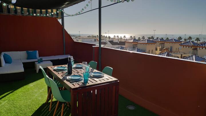 Penthouse With Views Of The Sea And Coto De Doñana - Sanlúcar de Barrameda