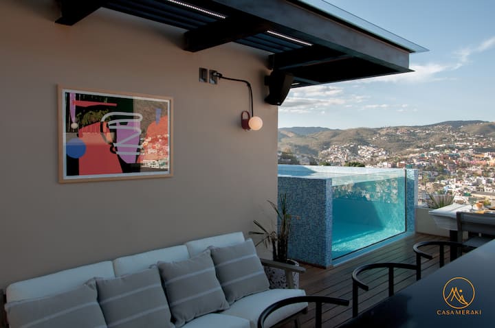 La Mejor Vista + Piscina + Superanfitrion - Guanajuato