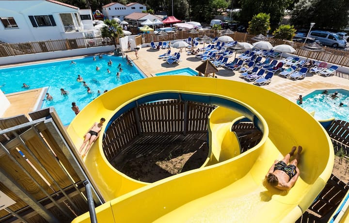 Charmant Mobil Home 6/8 Personnes Dans Camping 4* - Longeville-sur-Mer