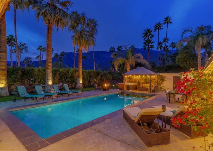 Spanish Villa Oasis W/ Mtn Views,firepit,& Misters - Palm Springs, CA