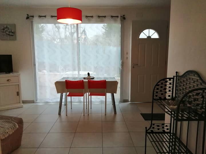 T2 Clim Pmr Wifi En Villa Jardin Minimum 3 Nuitées - Lamalou-les-Bains