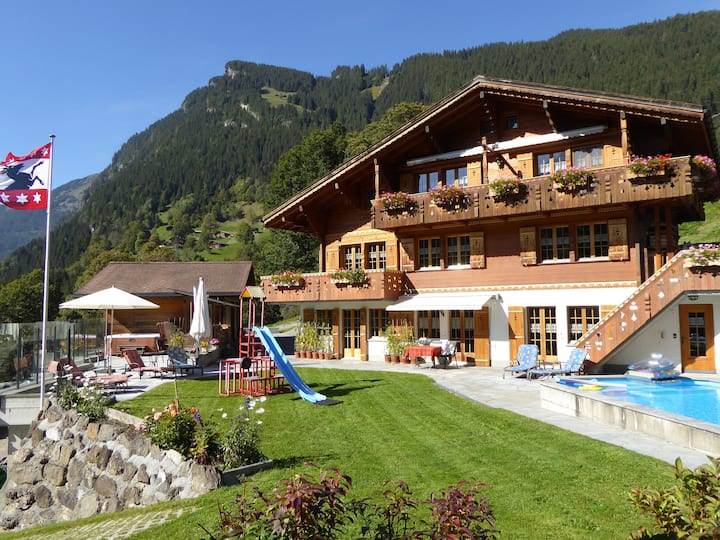 Bachsbort - Erfüllt Ihre Wünsche, Panoramasicht, Pool, Jacuzzi - Grindelwald