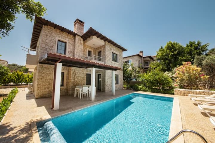 Clup Merla Yarımada öZel Havuzlu Villa 3 - Kaş