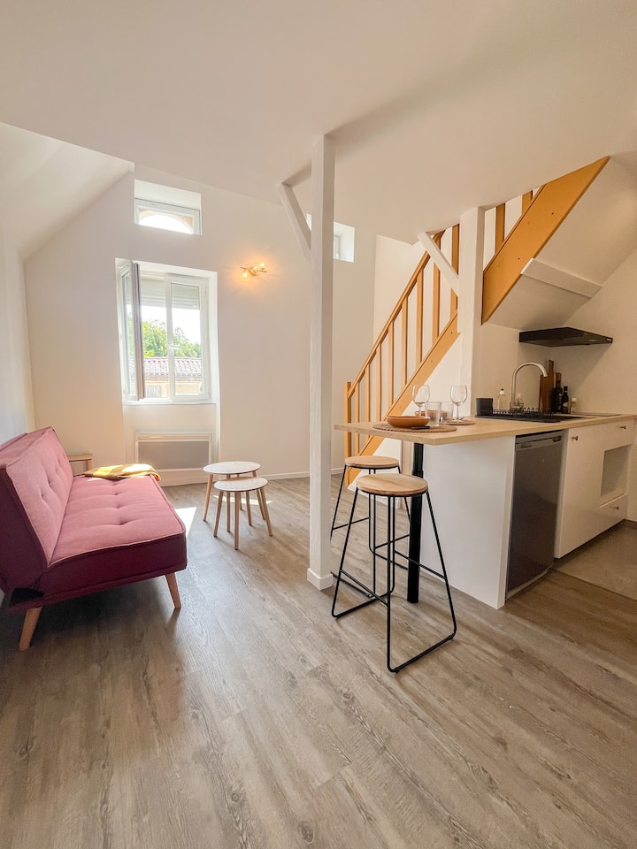 Joli Studio Chaleureux Dans Le Centre De Bazas - Bazas