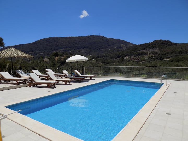 Luxury Stone Villa + Pool Nestled In Olive Groves. - Zante