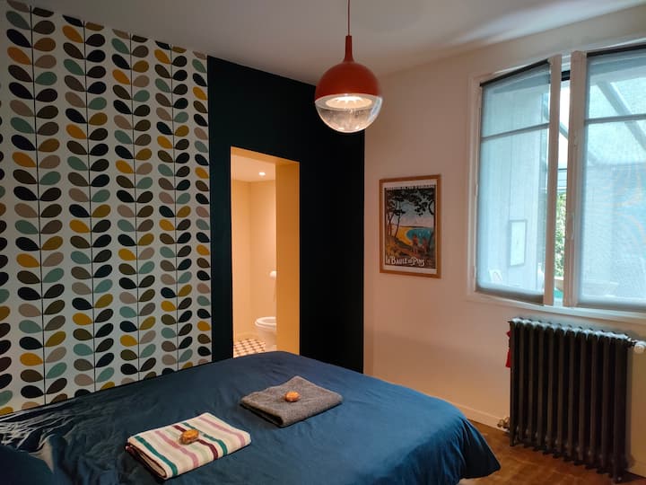 Au Calme : Chambre+sdb+salon Ds Maison 10' Centre - Rennes