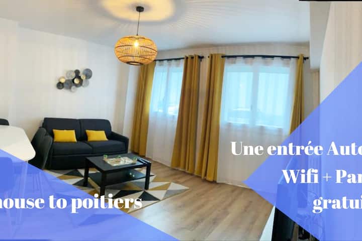 Appartement City Stay Poitiers*wifi*parking - Poitiers