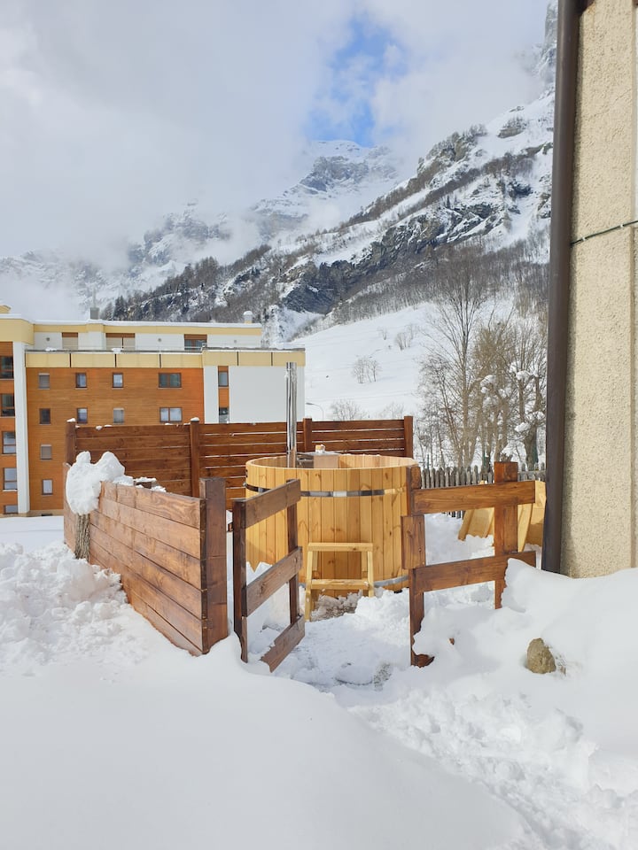 Appart 3pc, Top Situation, Bain Finlandais Gratuit - Leukerbad