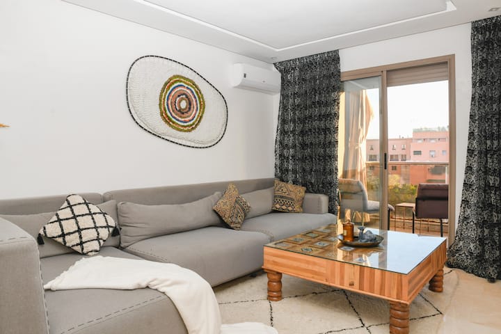 Comfy Modern Flat • Gueliz • Walk To Carré Eden - Marrakech