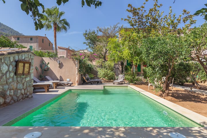 New! Can Batac Restored Townhouse W/pool In Soller - Sóller