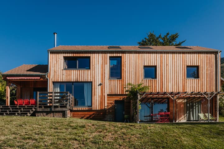 Maison Bois Massif Vue Plein Sud - Gap